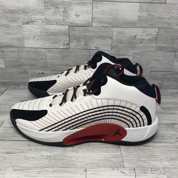 Nike | Shoes | Nike Jordan Jumpman 22 White Red Black Tatum 35 ...
